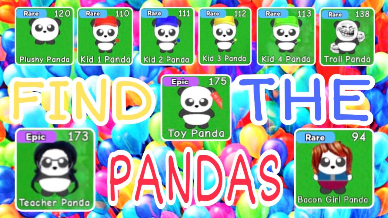 Roblox Find The Pandas How To Find All The Toy Store Pandas Tutorial ...