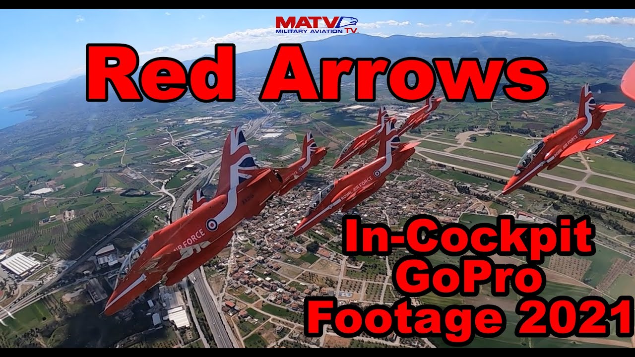 The Red Arrows | Awesome In-Cockpit GoPro Footage. 2021. #redarrows # ...