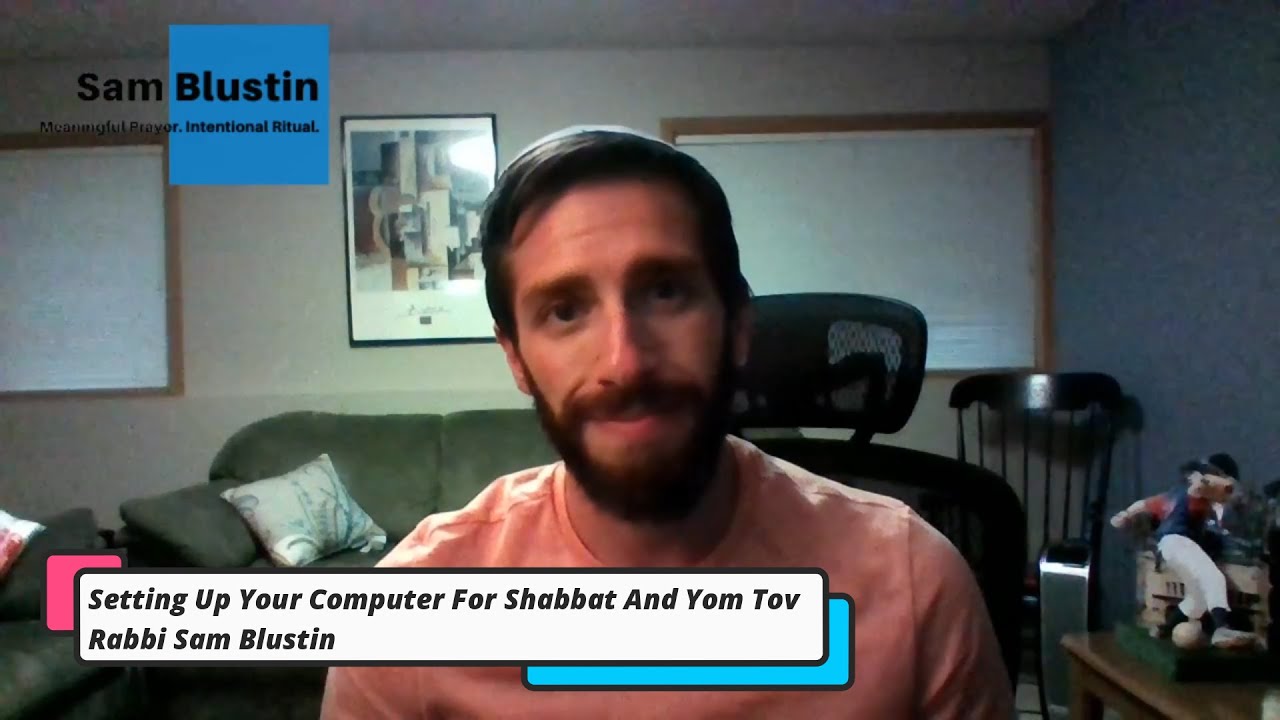 Setting Up Computer for Shabbat and Yom Tov - YouTube