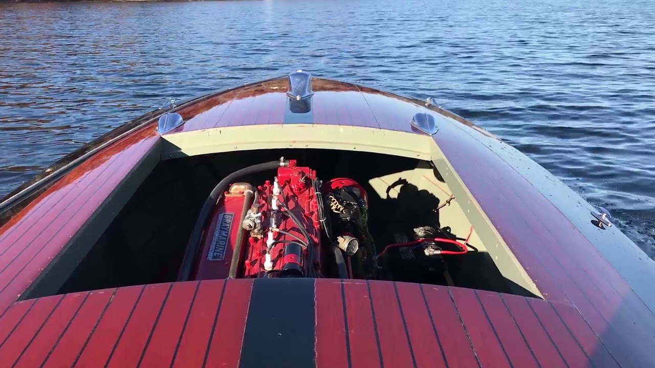 Gar Wood Speedster Water Test - YouTube