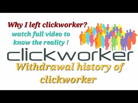 Clickworker real or fake | withdrawal history of clickworker | why I ...