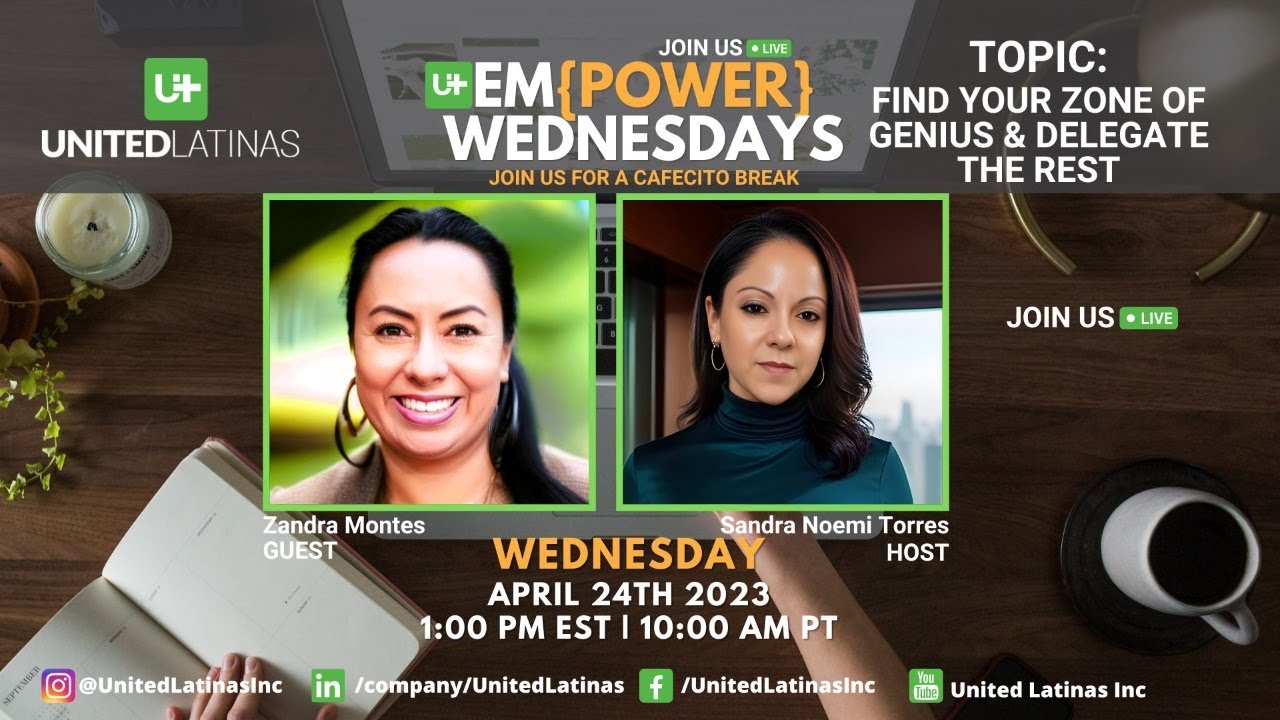 Cafecito Power Break with Zandra Montes & Sandra Noemi Torres | Finding ...
