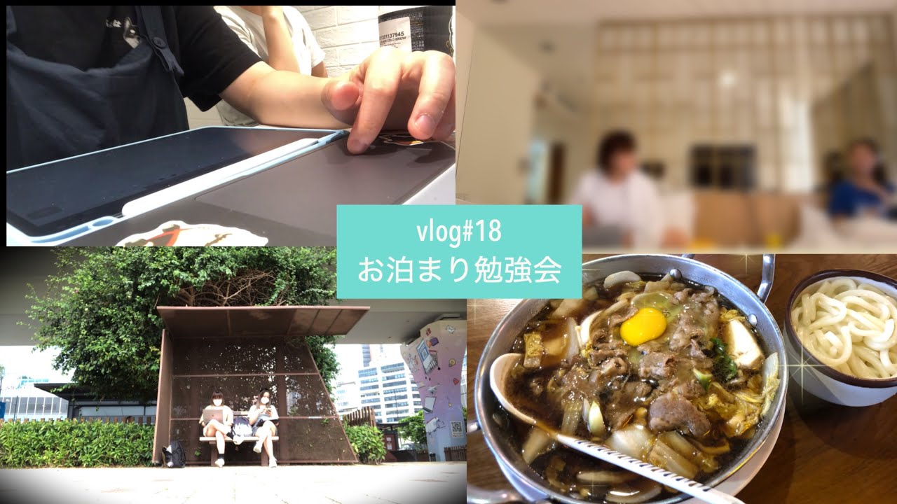 【vlog 18】お泊まり勉強会 Youtube