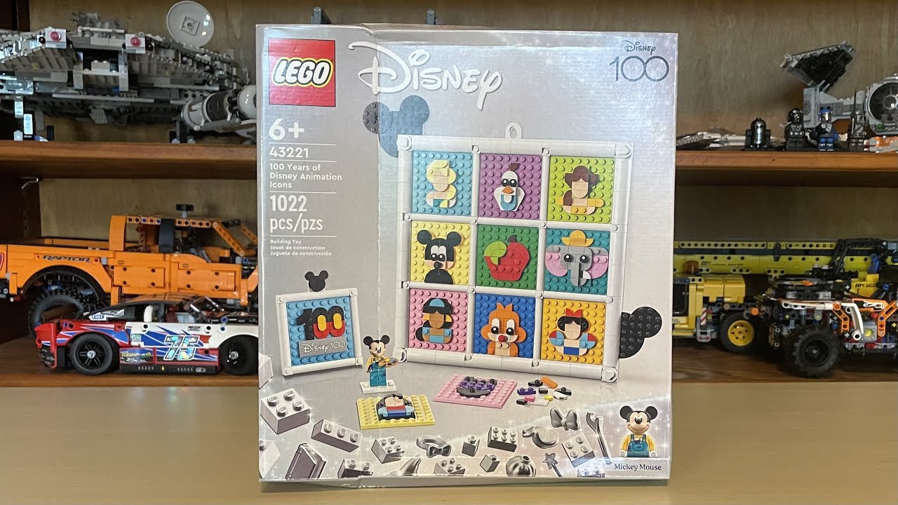 LEGO 100 Years of Disney Animation Icons Set Review - YouTube