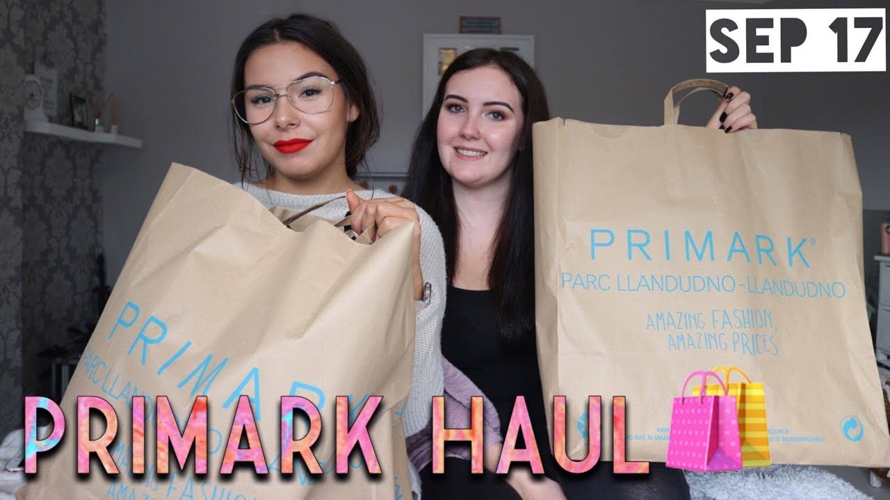 SEPTEMBER PRIMARK HAUL | NEW MAKEUP AND CLOTHES |Coffee&Creme - YouTube