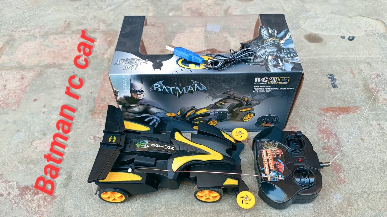 Remote Control Rc car Batman chariot Rc Car unboxing Rc Toys 3d lights ...
