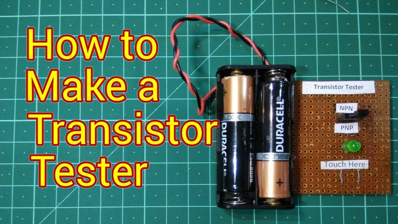 How to make Simplest Touch Sensor using Transistor | NPN & PNP ...