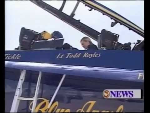 Kim Passoth Rides with Blue Angels - YouTube