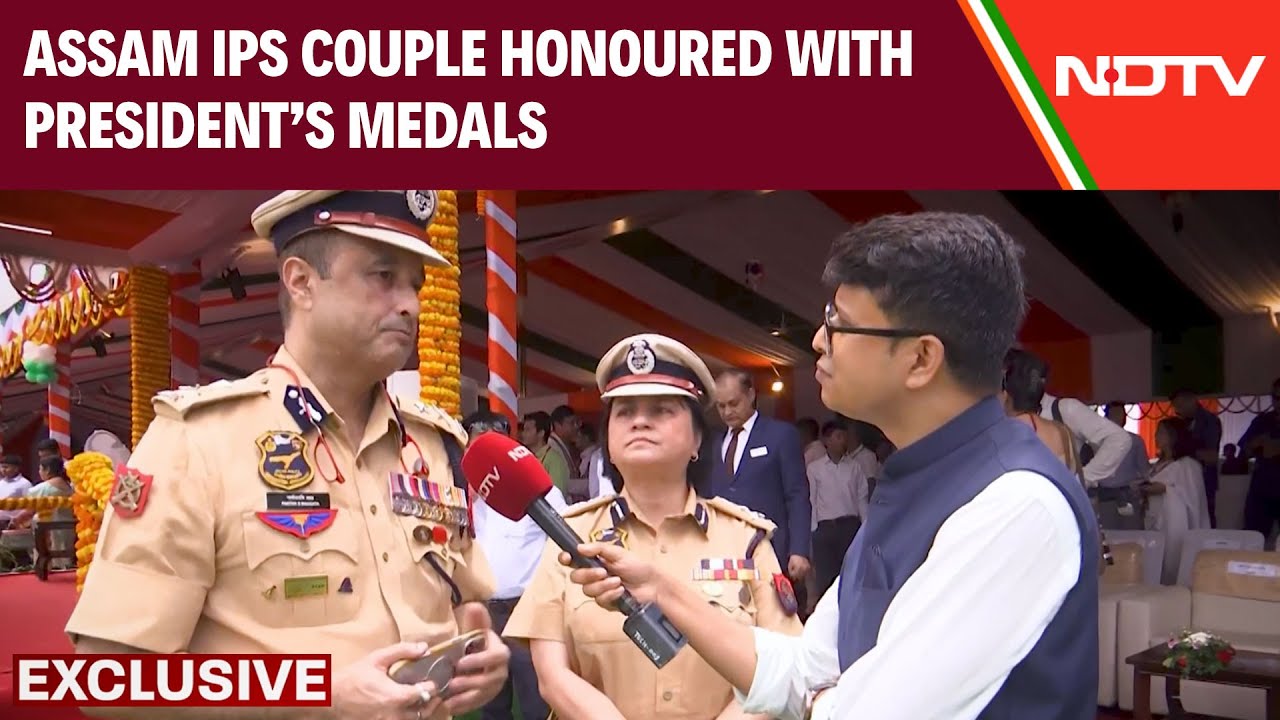 Assam IPS Couple Honoured With Prestigious Medals for Outstanding ...
