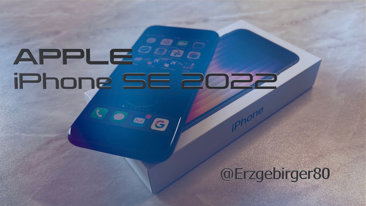 Apple iPhone SE 2022 - Hands-On-Video [4K|60p] - YouTube