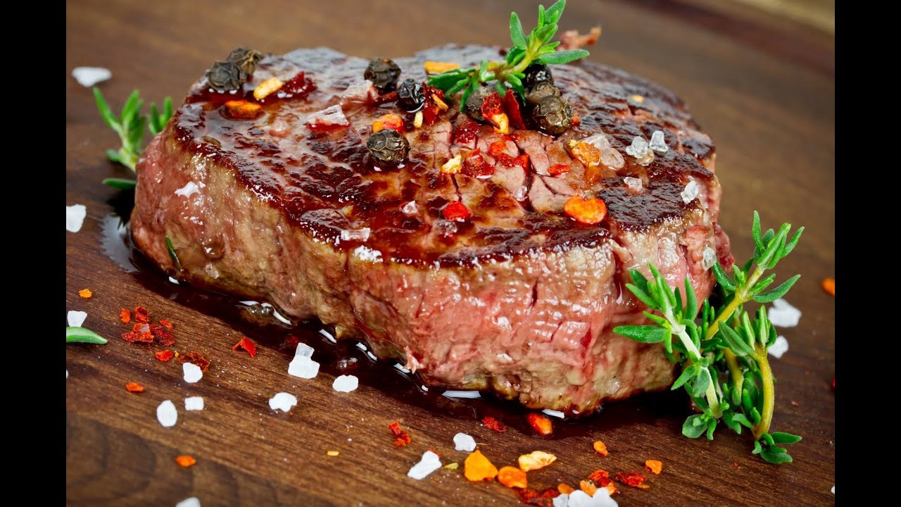 Best Russian Steak! | Russian Family Cooks And Eats Steaks - YouTube