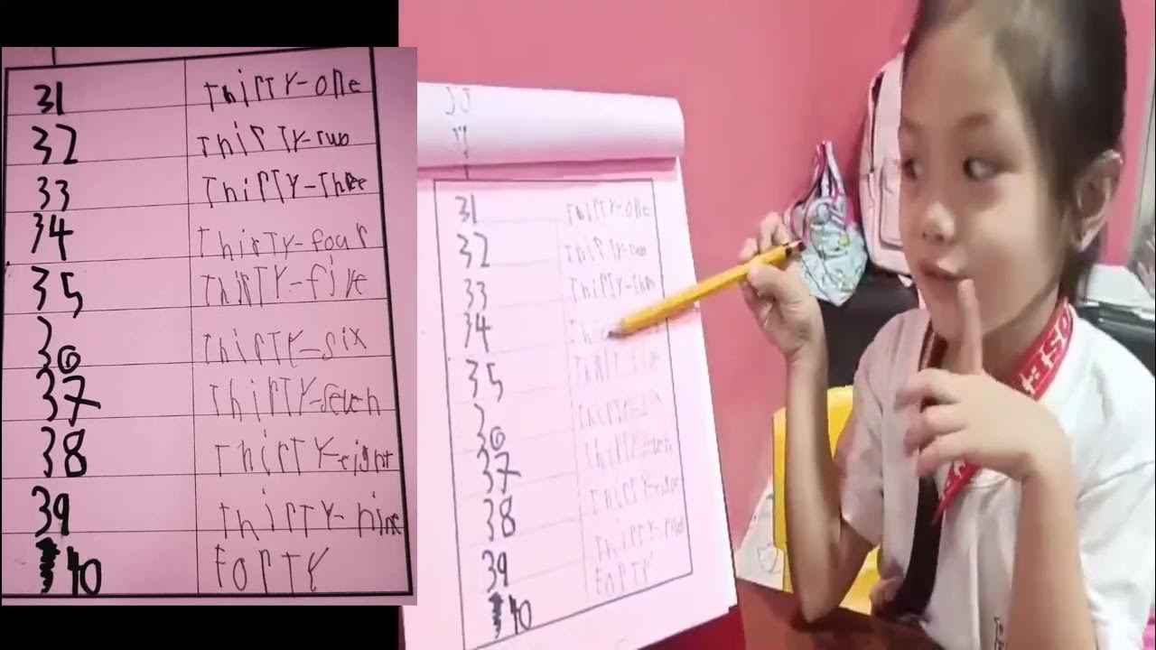 Number Chart Counting 1 100 Math For Kinder Youtube