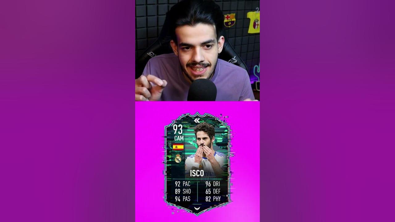 بررسی کارت اس بی سی فلشبک ایسکو فیفا 22 Fifa 22 Flashback Tots Isco