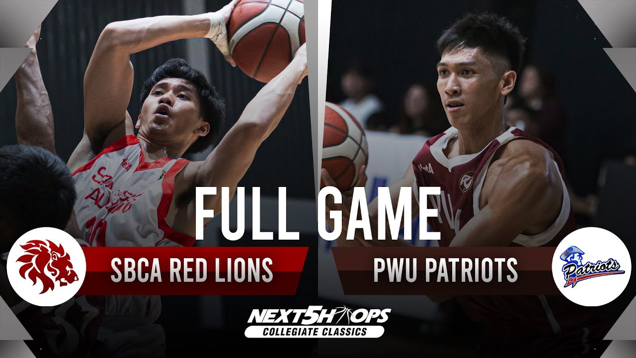 SBCA Red Lions vs. PWU Patriots | FULL GAME | Next5Hoops | October 10 ...