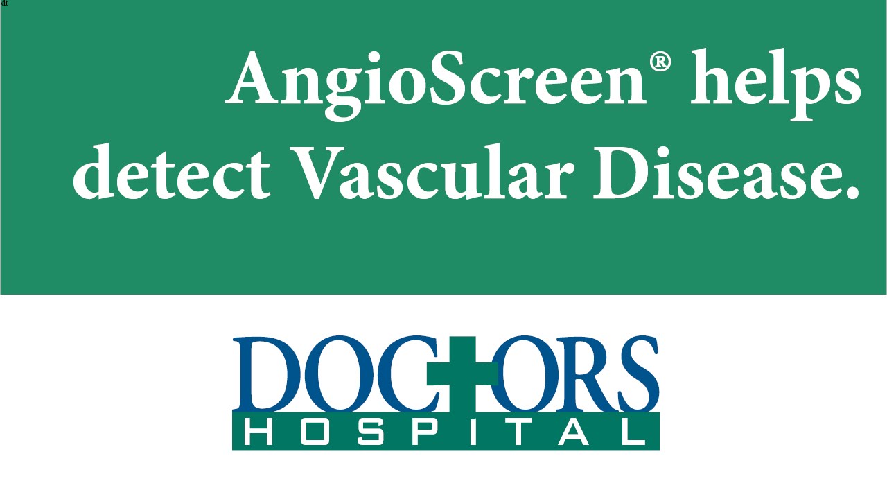 AngioScreen® helps detect Vascular Disease - YouTube