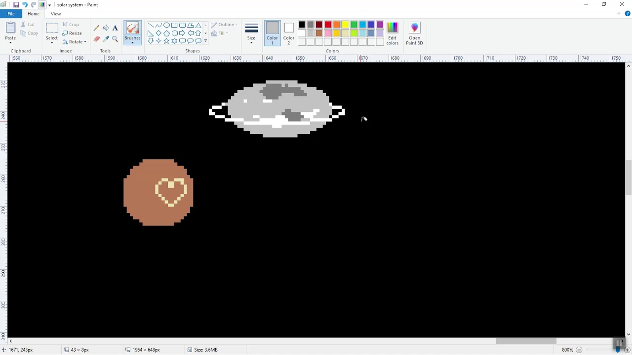 solar sytem speed paint 2 dwarf planets - YouTube