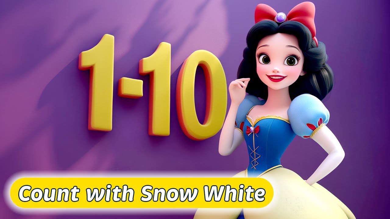 Counting Fun with Snow White and Friends | Learn 1 to 10 - YouTube