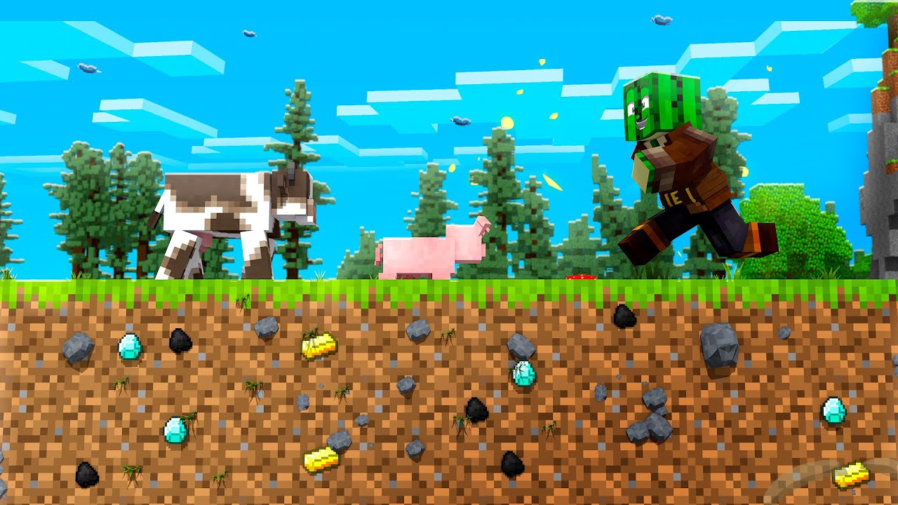 MINECRAFT nur ALLES ist 2D?! - Minecraft 2D [Deutsch/HD] - YouTube