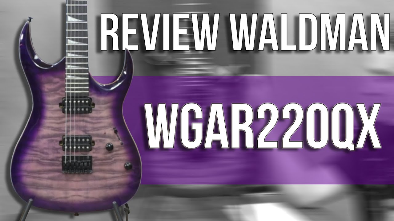 Review Guitarra Waldman WGAR220QX | Com Leo Bizzo - YouTube