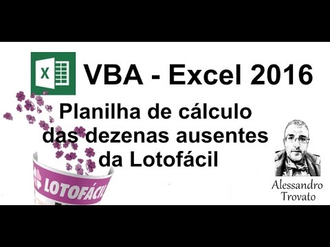 #82 Como identificar números não sorteados da Lotofácil - Excel VBA
