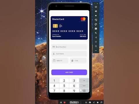 Animated Credit Card Input Form using Flutter - YouTube