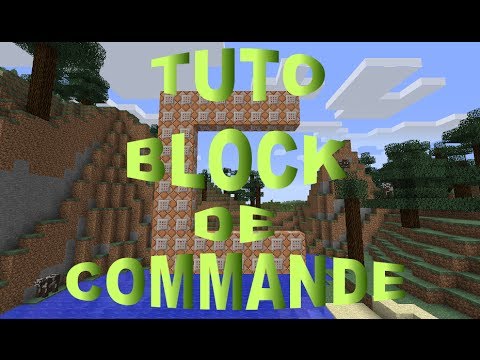 Minecraft TUTO : Block De Commandes - YouTube