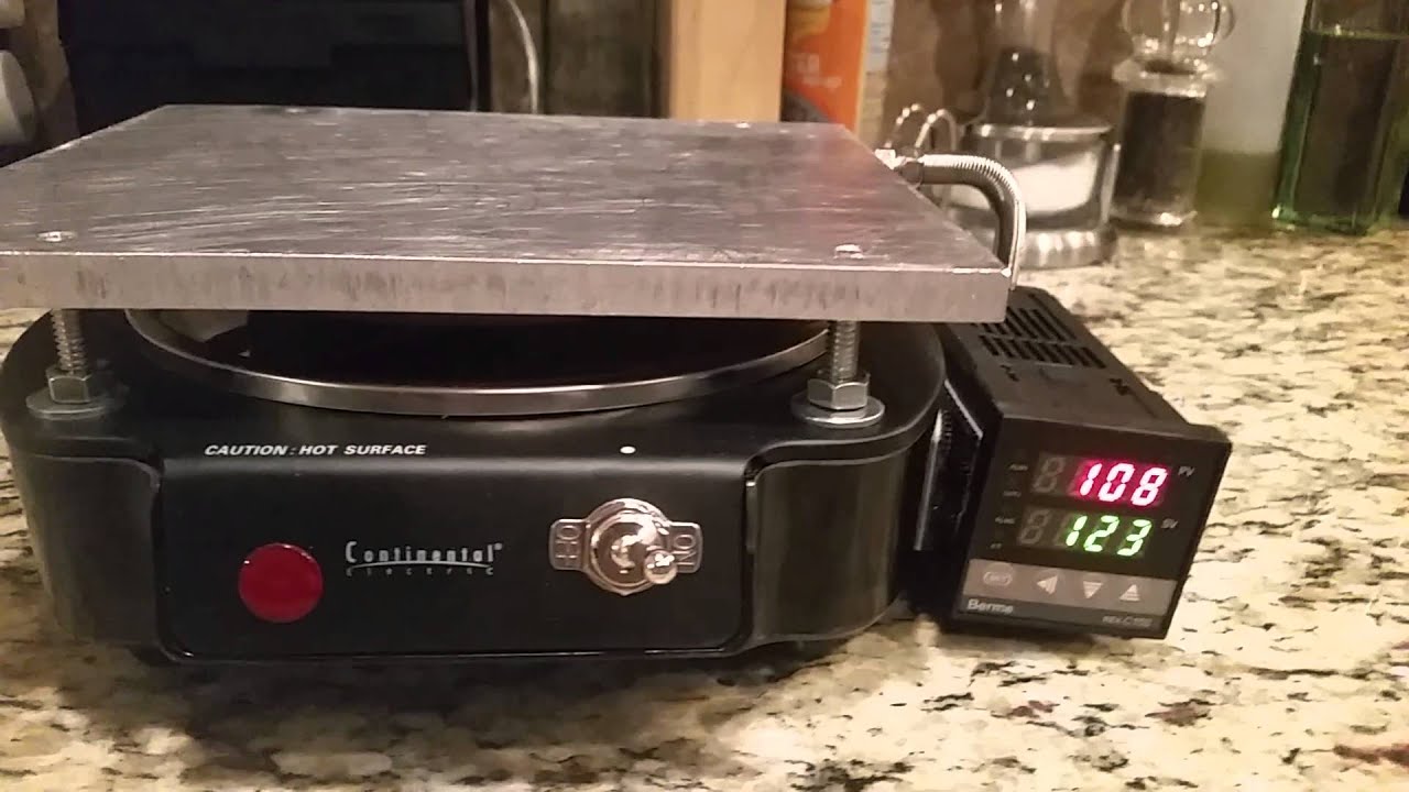 SMT hot plate with PID. - YouTube