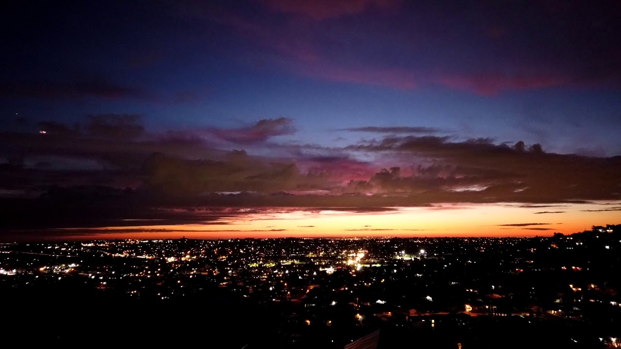 Sunset Time lapse of San Diego from Dictionary Hill - YouTube