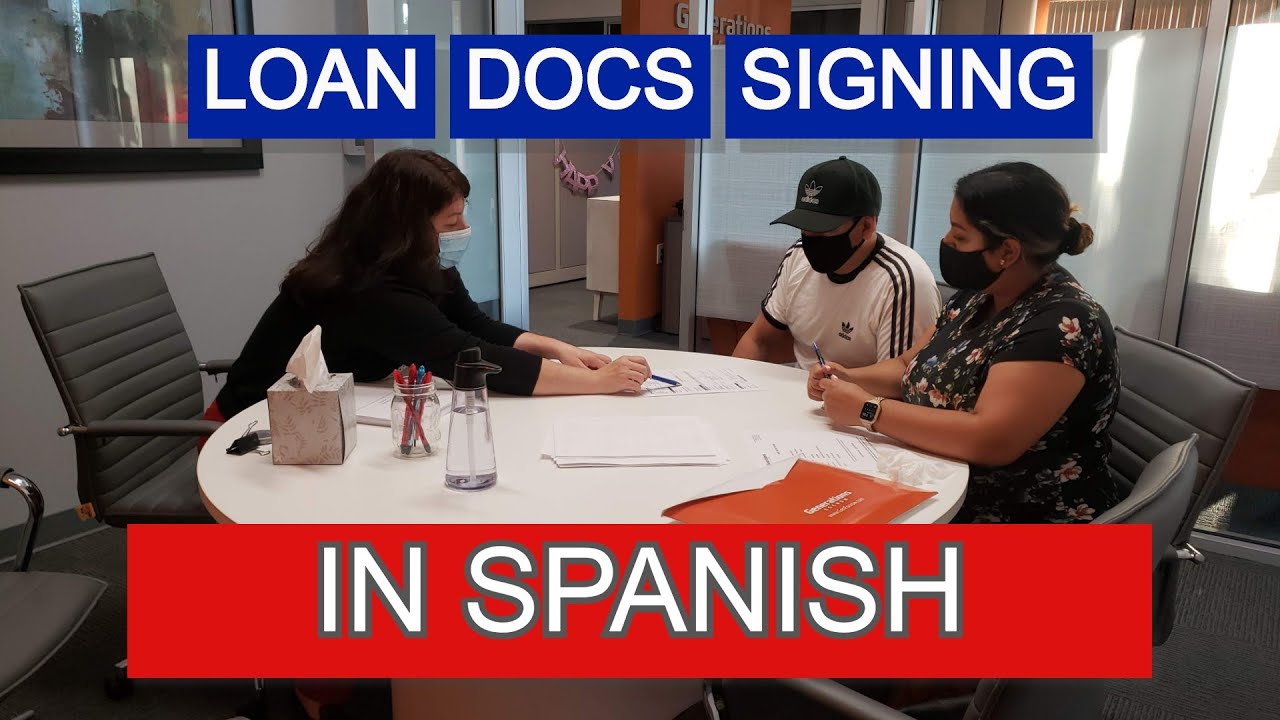 Loan Docs Signing in Spanish During COVID-19 Pandemic - YouTube