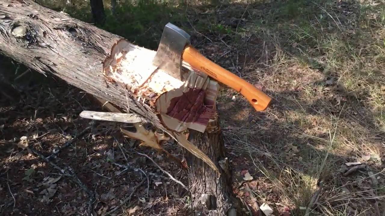 Wetterlings Mini Belt Hatchet Build Using a Vintage Head - YouTube