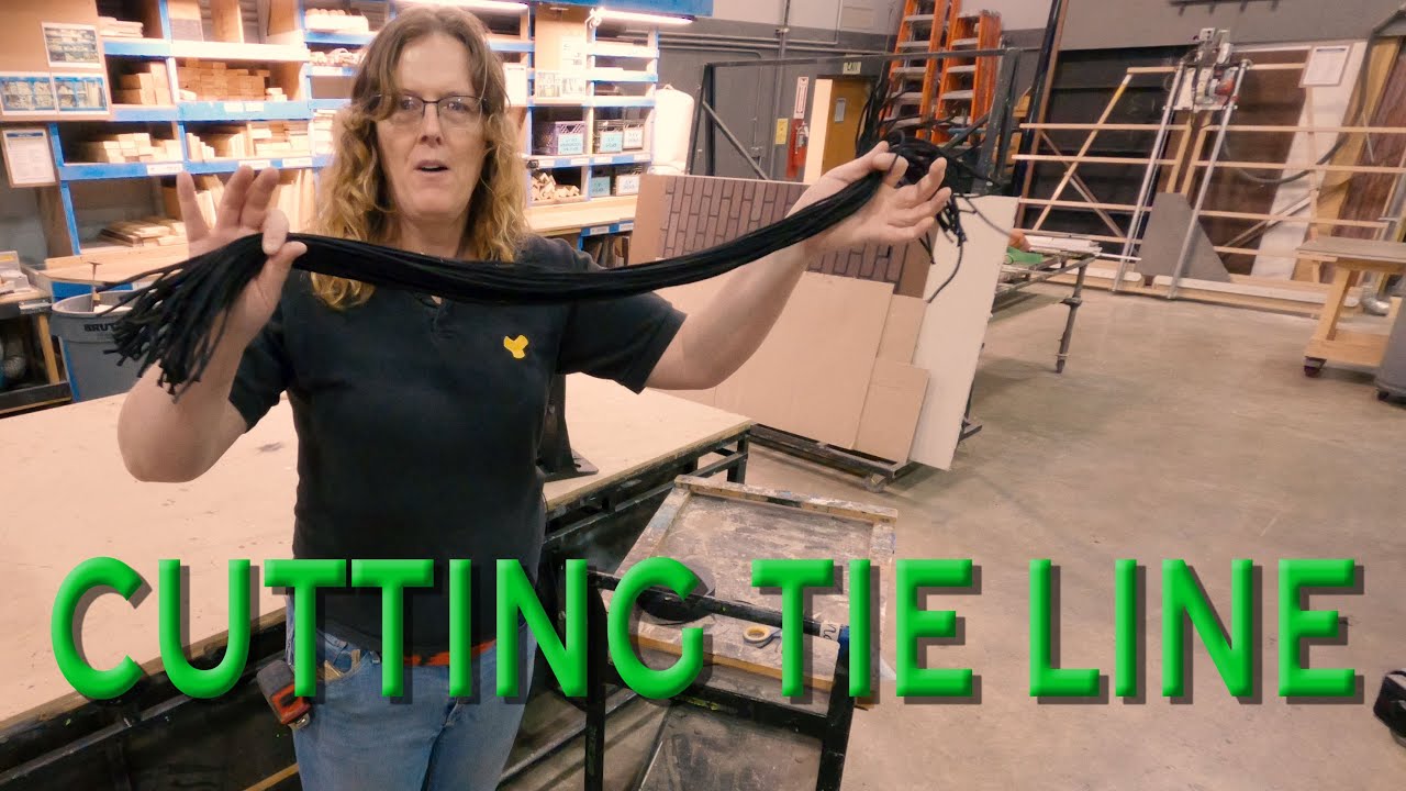 Cutting Tie Line - Fast and Efficient Method - YouTube