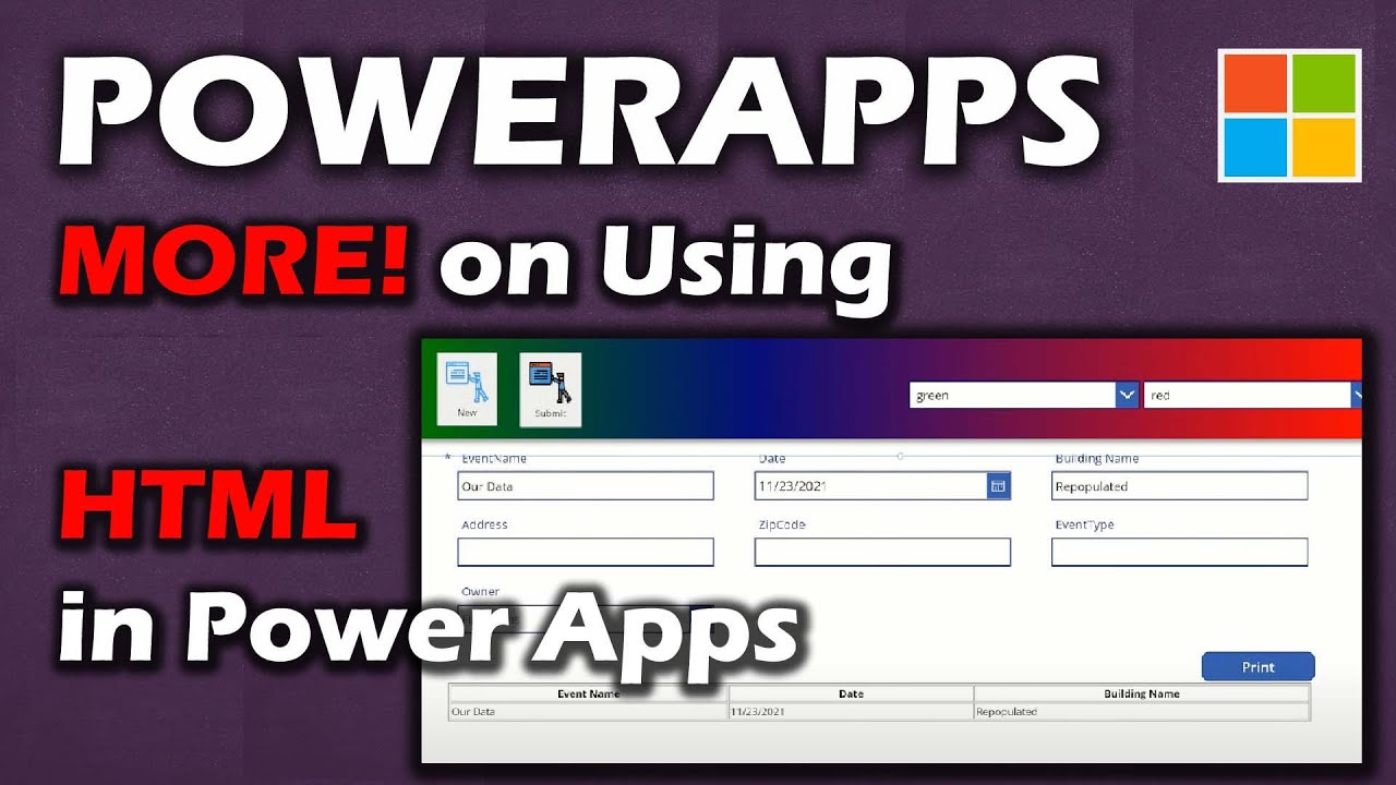 More HTML To Improve Our UX UI In PowerApps YouTube More HTML To Improve Our UX UI In PowerApps YouTube