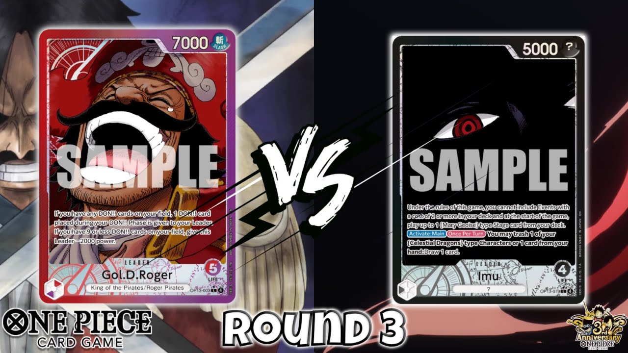OP13 | ROUND 3 | ROGER VS IMU | STORE TOURNAMENT HEROES INN | ONE PIECE ...
