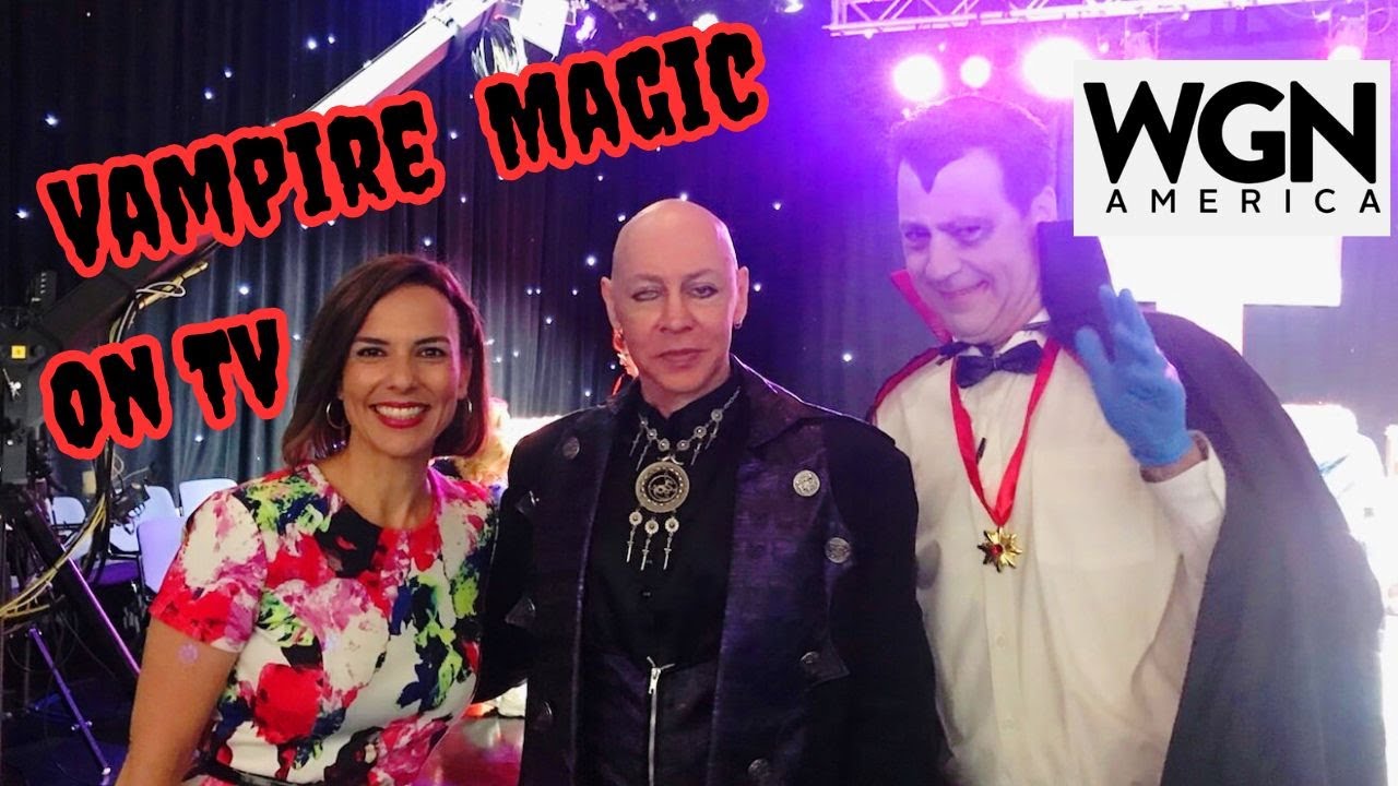 Master Ron Fitzgerald Mind-Blowing Vampire Magic For WGN TV Blood Drive ...