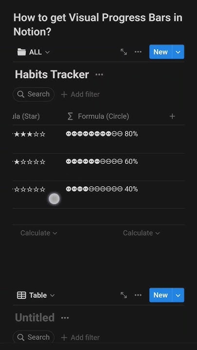 How to get visual progress bars in @Notion? Learn with me #notion,#notionapp ,#notiontemplate ...