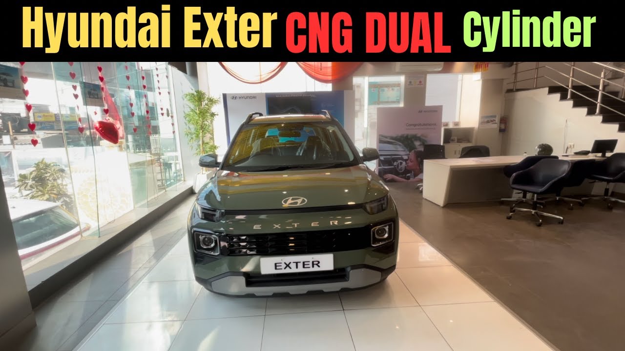 2024 Hyundai Exter Cng Dual Cylinder Technology Walkaround | Drive With ...