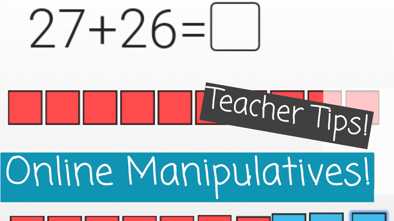 Online Math Manipulatives: Math Learning Center - YouTube