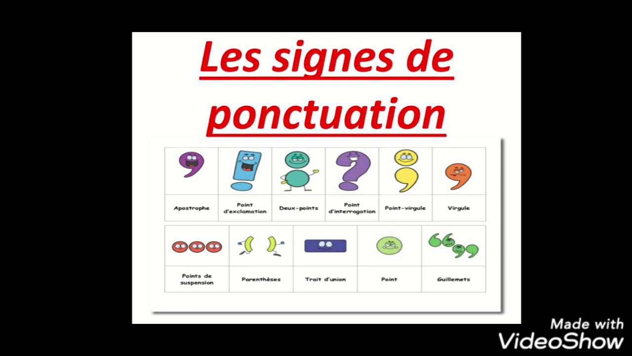 Les Signes De Ponctuation YouTube les-signes-de-ponctuation-youtube