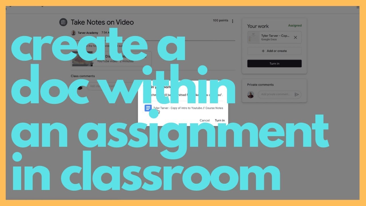 How to Submit Attached Assignment in Google Classroom - YouTube