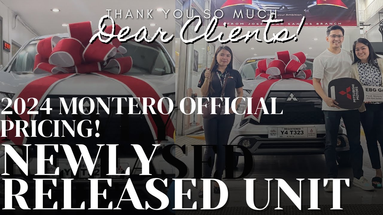 2024 MONTERO UNITS OFFICIAL PRICING & LAST RELEASE FOR THE YEAR 2023 ...