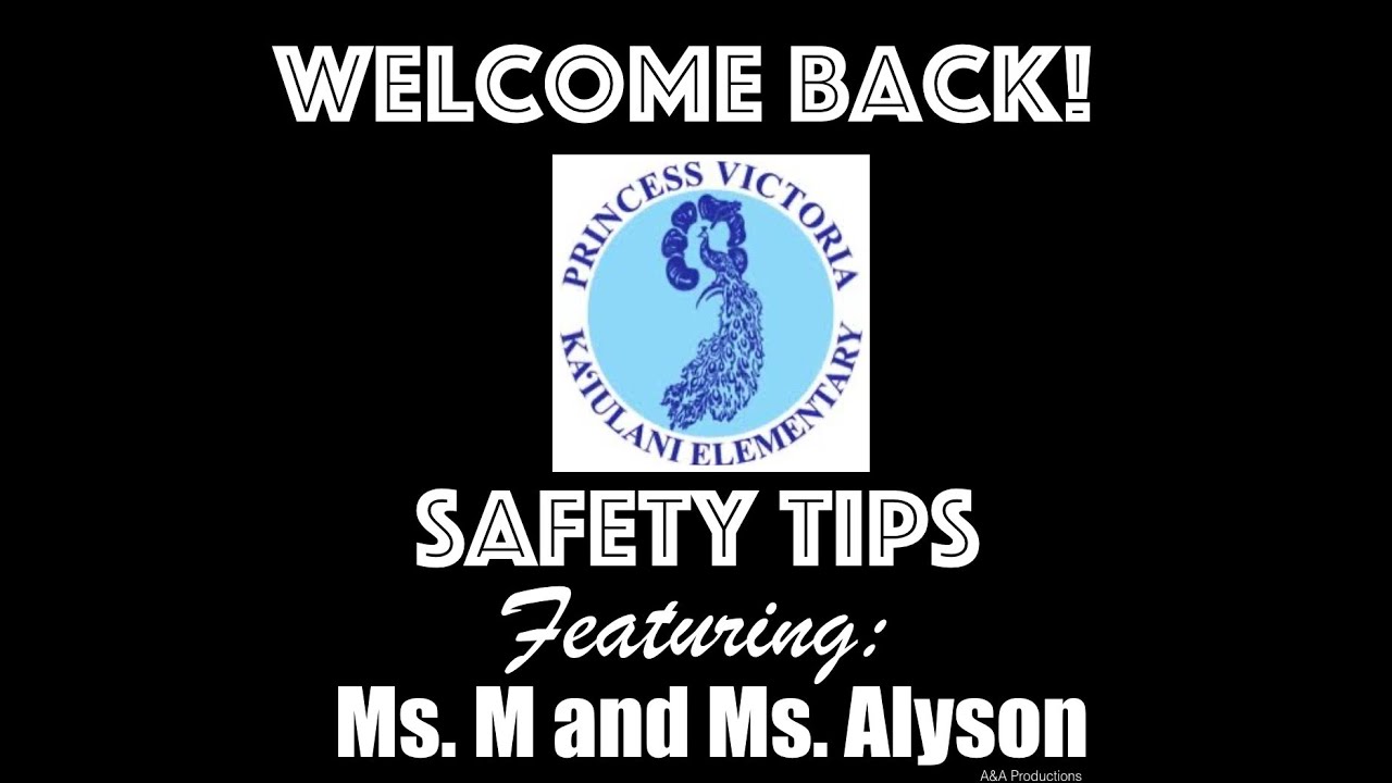 Welcome Back Safety Tips - YouTube