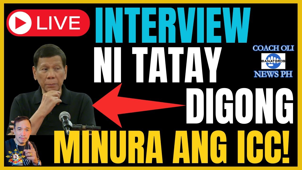 PRRD LIVE INTERVIEW! MINURA NYA ANG MGA lCC! - YouTube