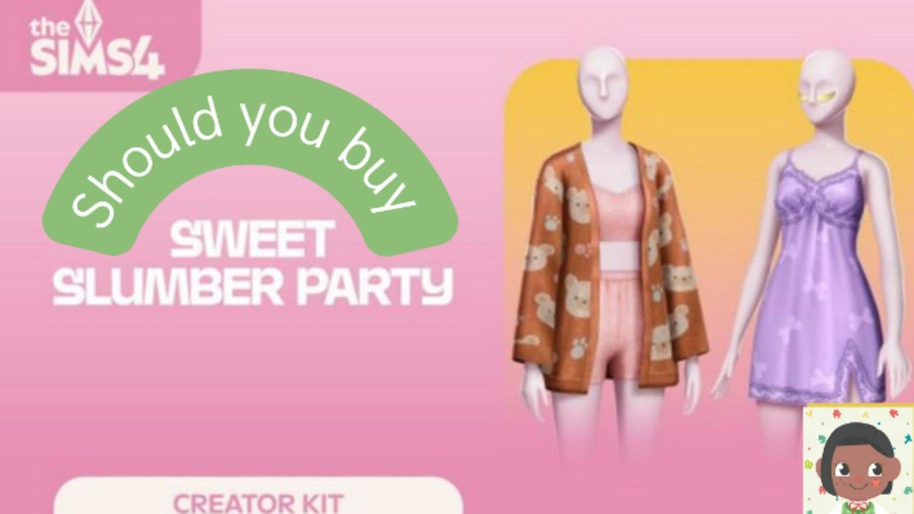 Should you buy the Sims 4 Sweet Slumber Party Kit? - YouTube