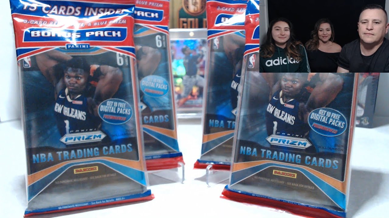 2019/20 Prizm NBA Value Packs - Hunting for Zion! - YouTube