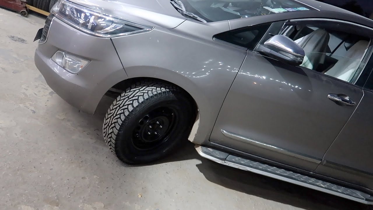 Innova Crysta got New Cross Contact AT tyres (IMB) it's me Bishnoi ...