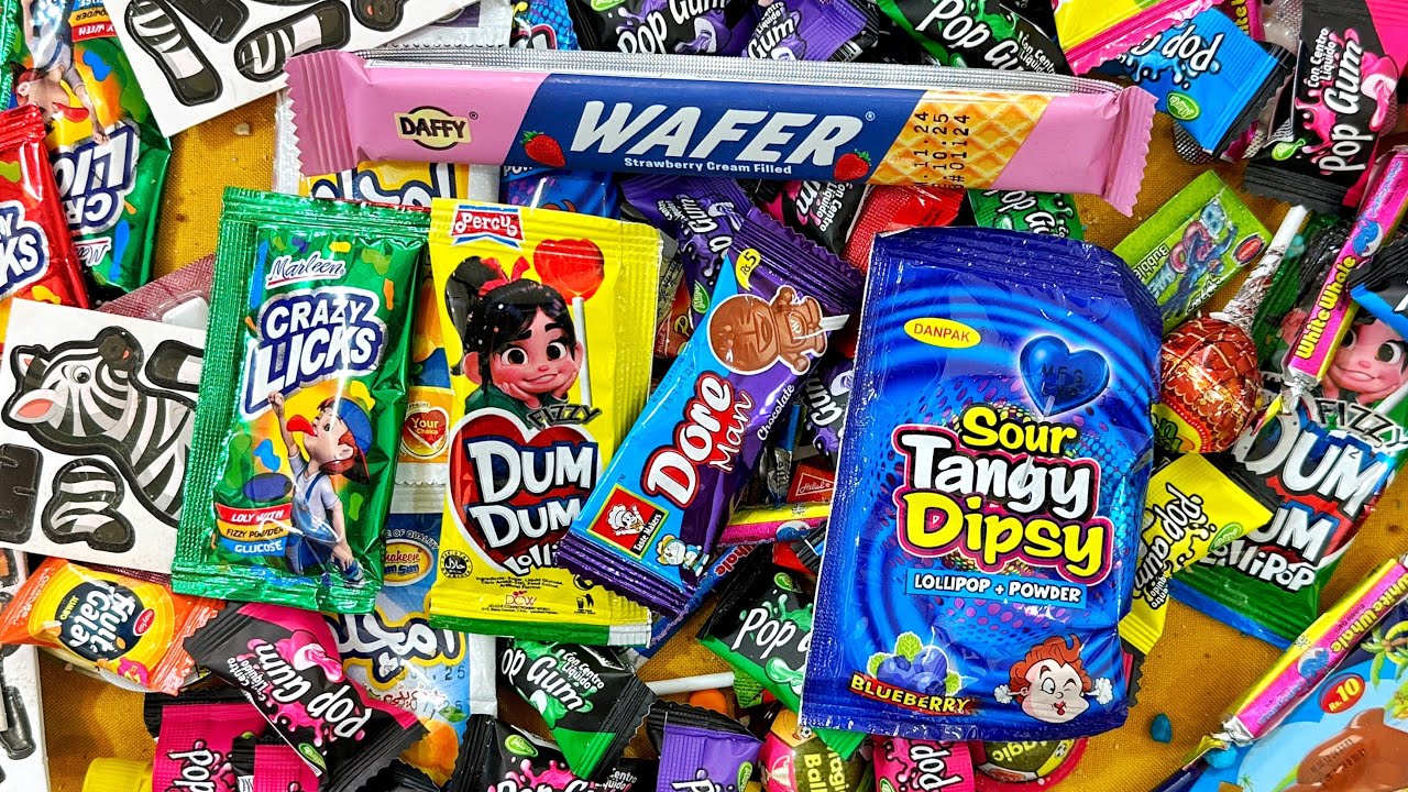 Satisfying Video | Cute Rainbow Free Candies,Chocolates and Lollipops ...