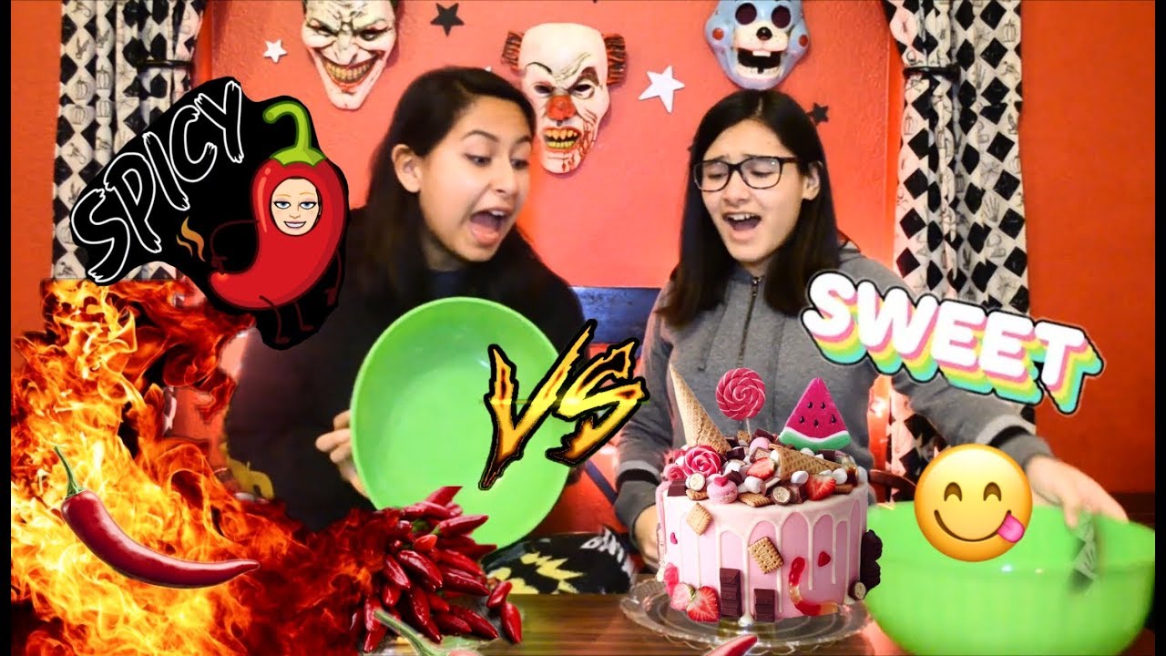 SPICY Vs SWEET CHALLENGE!!! FUNNY!!! - YouTube