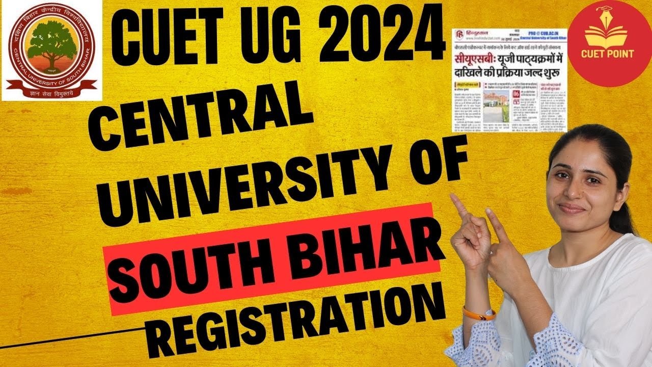 cusb admission 2024|central university of south bihar ug registration ...