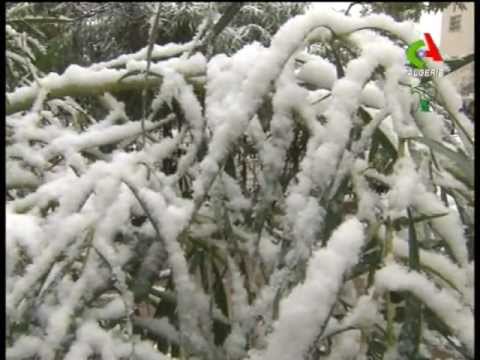 La neige fait son apparition en Algérie. à Naâma, El Bayadh et l ...