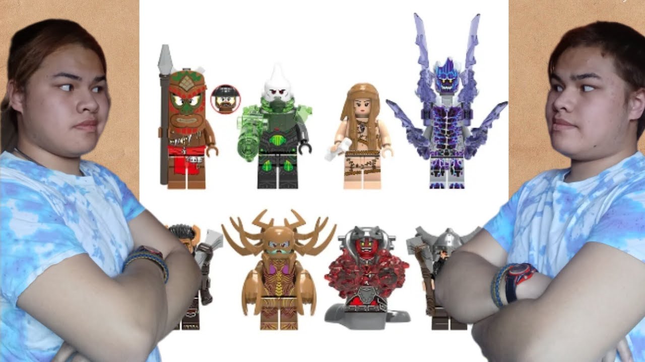 Building LEGO Villain minifigures - YouTube